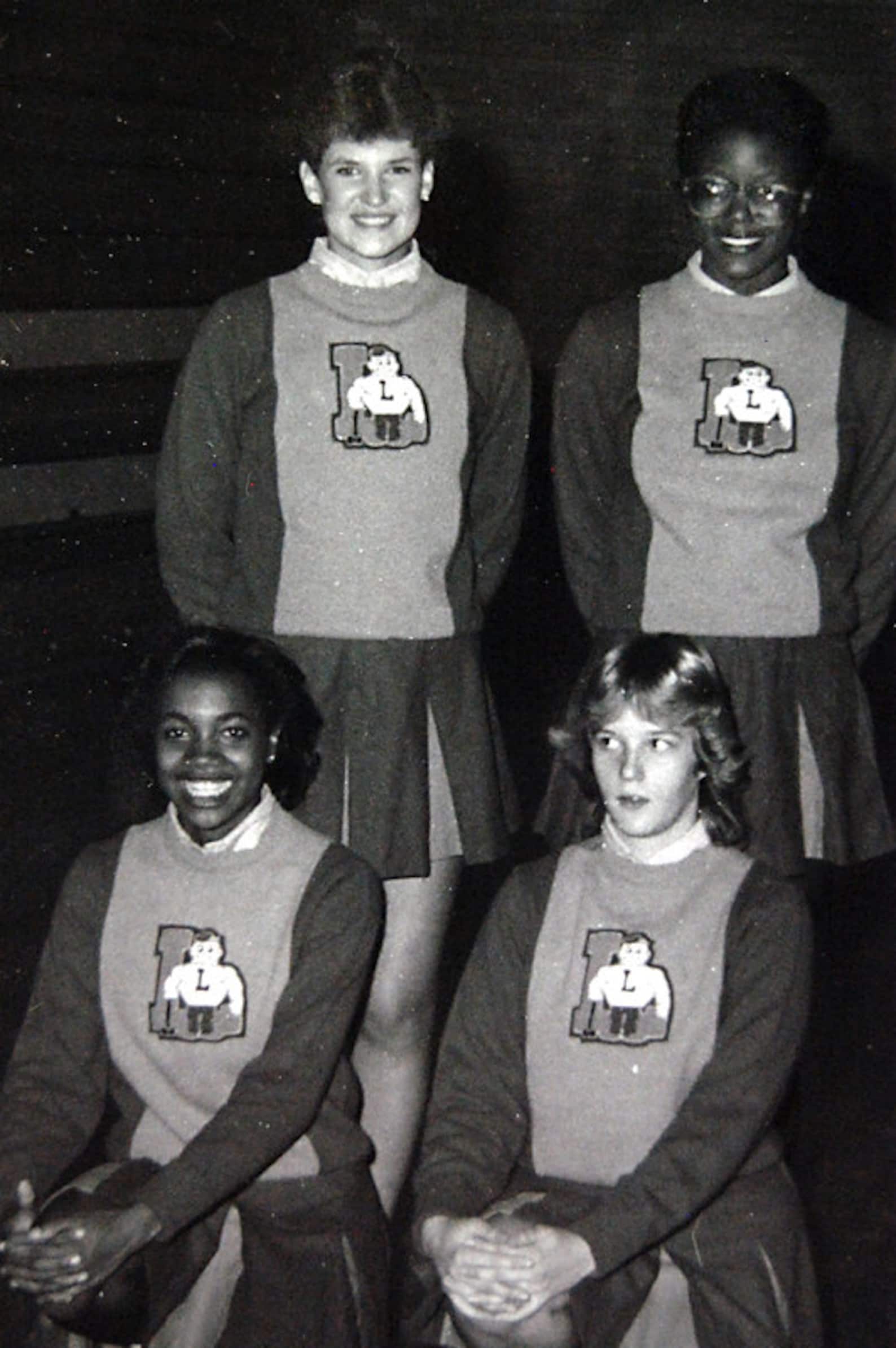 Vintage Photo 1980s High School Pair of Photos Cheerleaders - Etsy