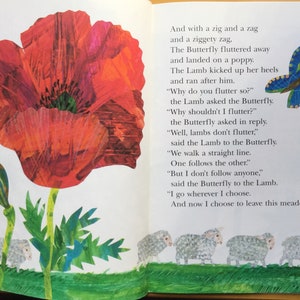 Vintage Children Picture Book the Lamb and the Butterly by Arnold ...