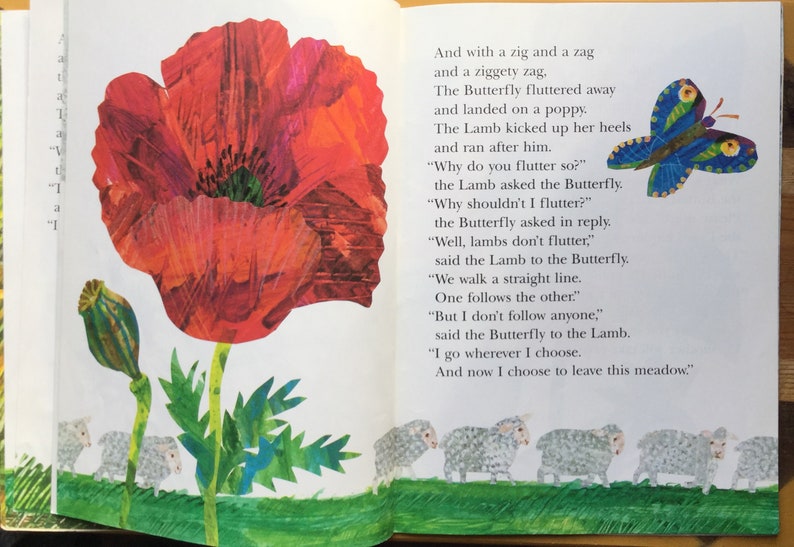 Vintage Children Picture Book the Lamb and the Butterly by Arnold ...
