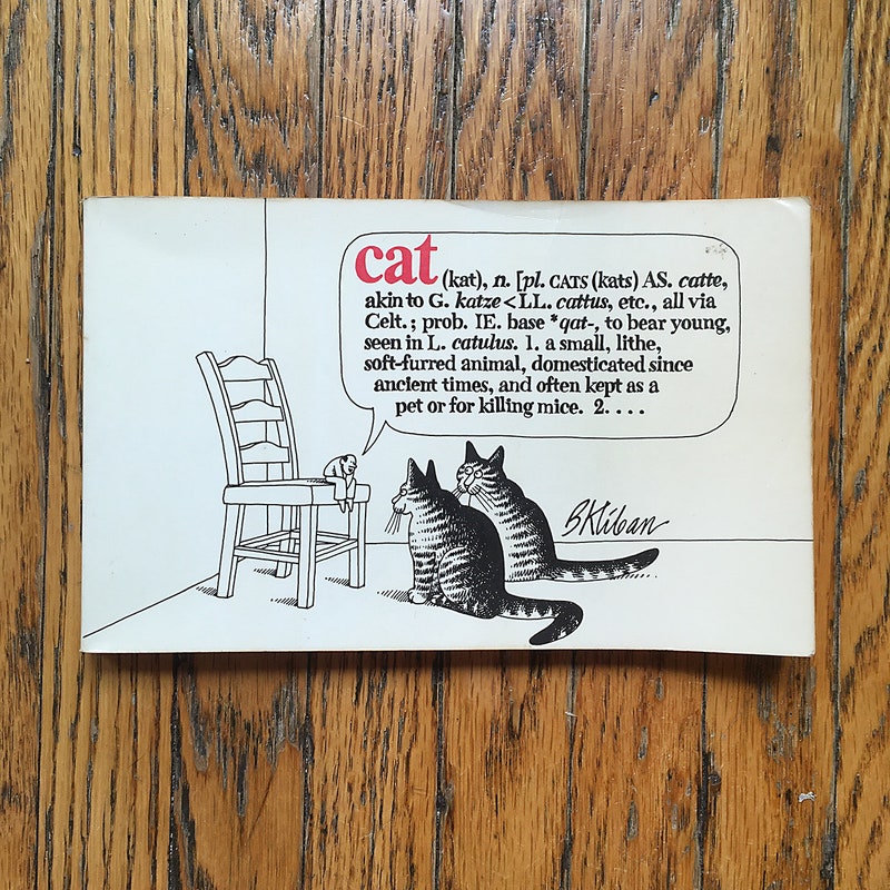 Kliban Cat Print - Etsy