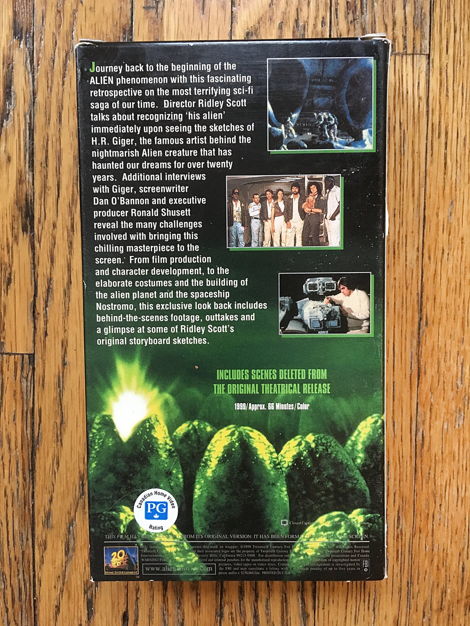 Vintage VHS Documentary Film the Alien Legacy Classic Science Fiction ...