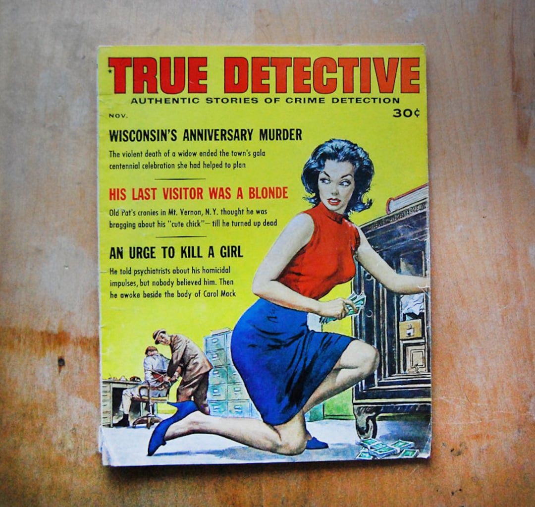 Vintage True Detective Magazine With Paul Rader Cover From 1961 Rare ...