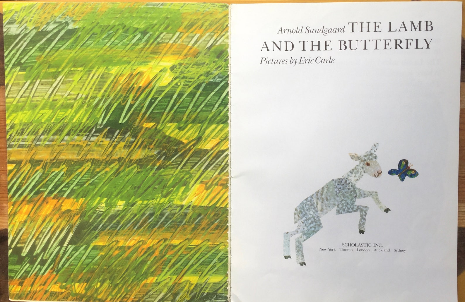 Vintage Children Picture Book the Lamb and the Butterly by - Etsy