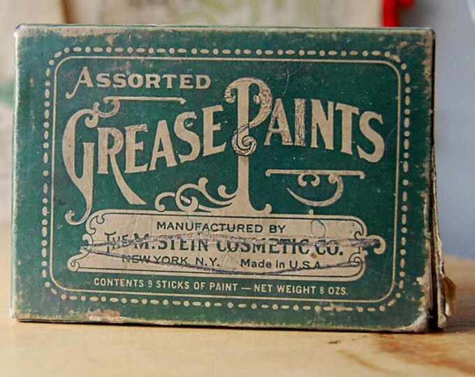 Vintage Box of Theatrical Face Grease Paints. - Etsy