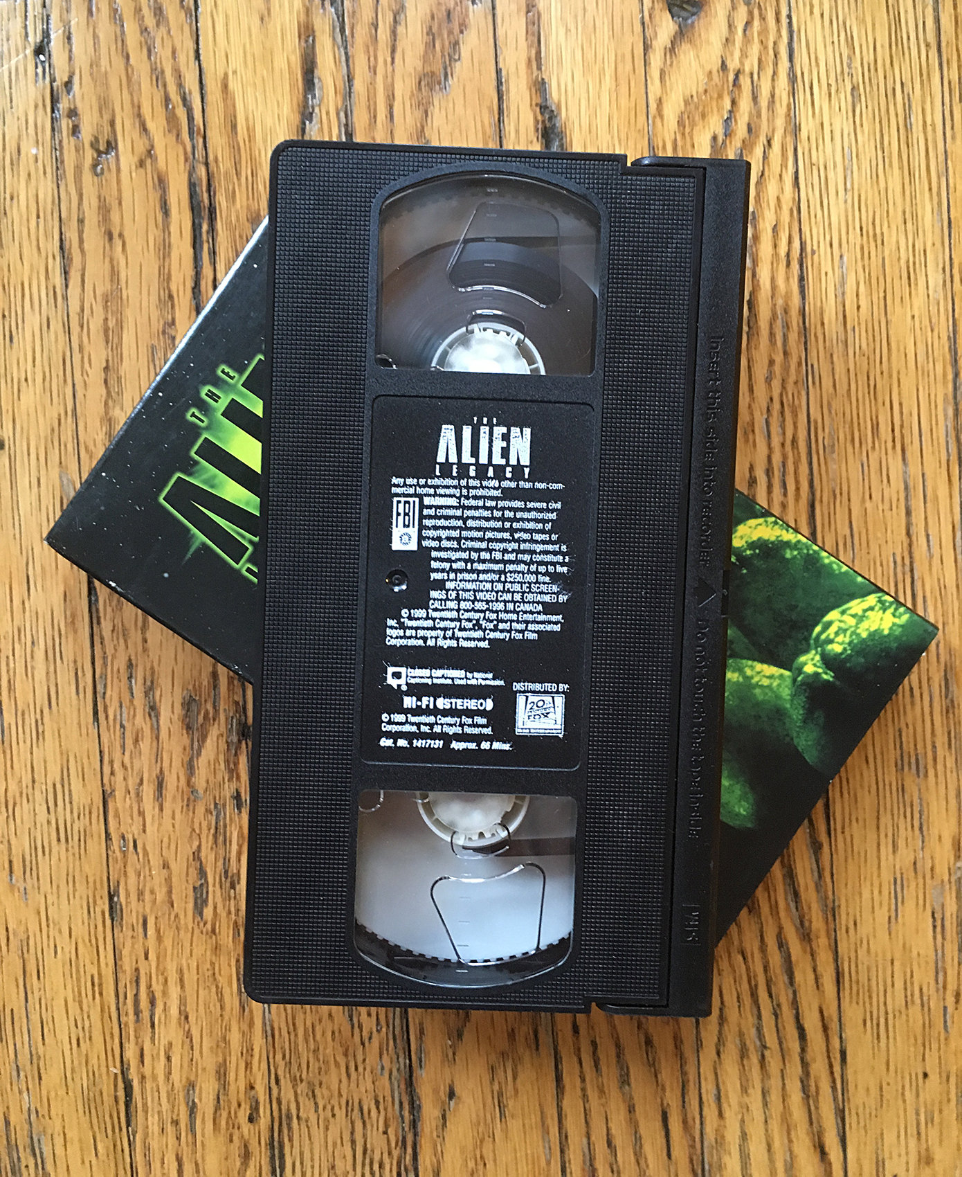 Vintage VHS Documentary Film the Alien Legacy Classic Science Fiction ...