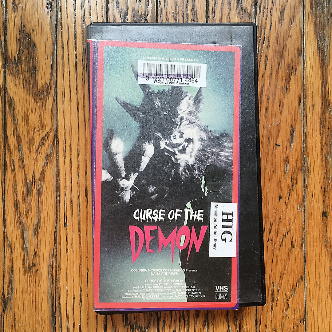 Vintage VHS Curse of the Demon 1950s Horror Film Original 1957 Movie by ...