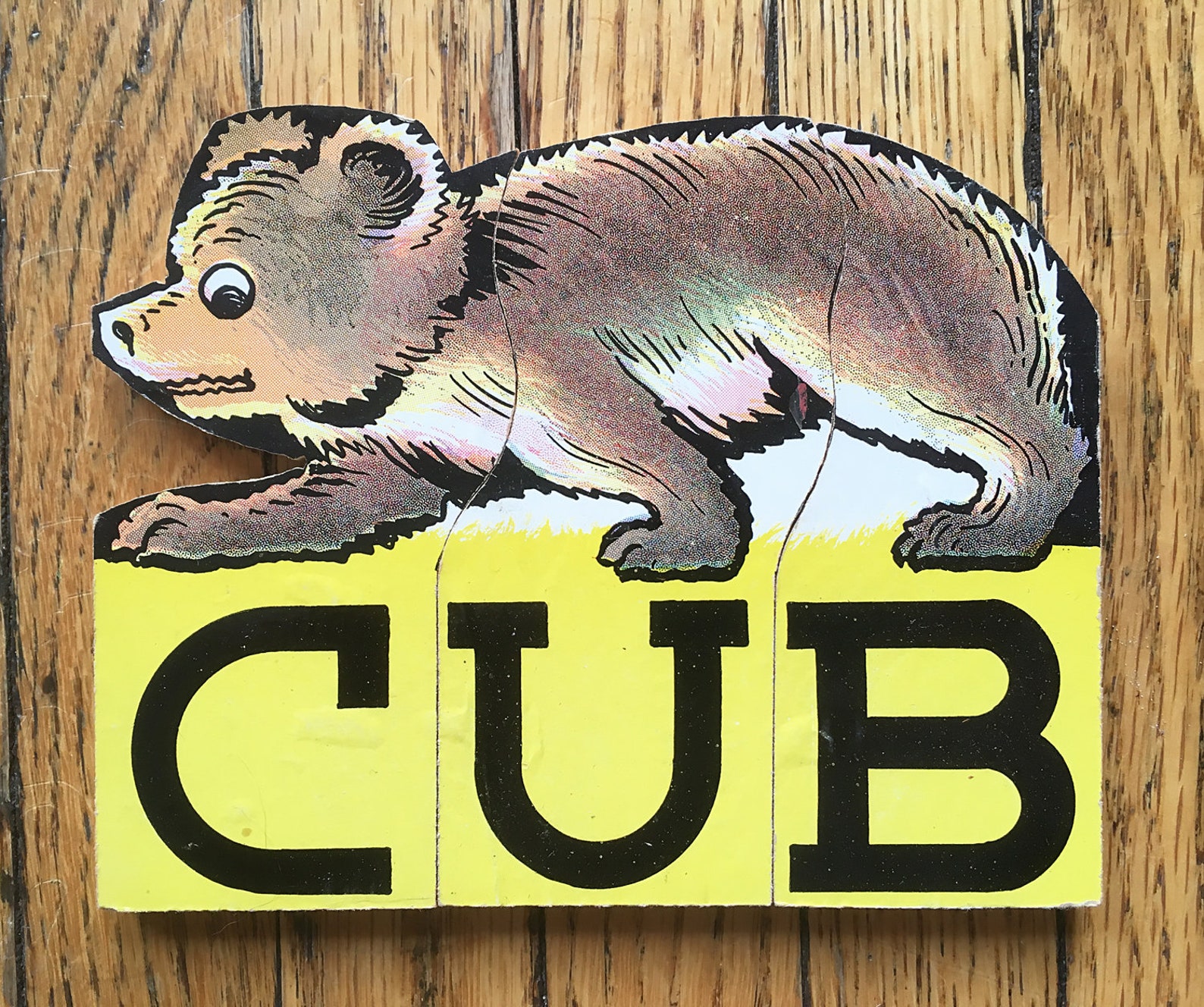 Vintage Animal Letters Kit Toy Animal Words Child Education - Etsy