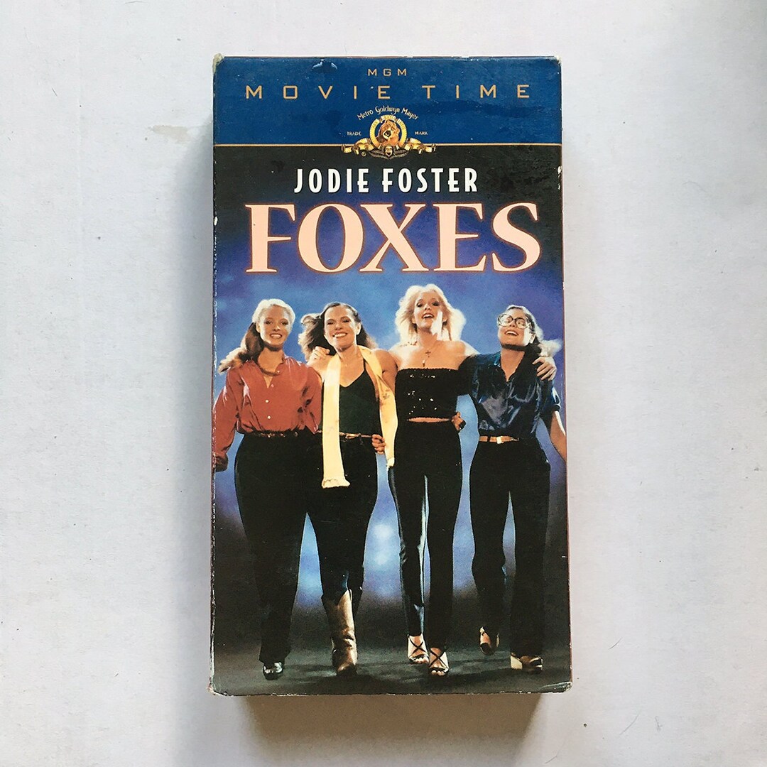 Vintage VHS Foxes With Jodie Foster and Scott Baio 1980 Movie Teen Life ...