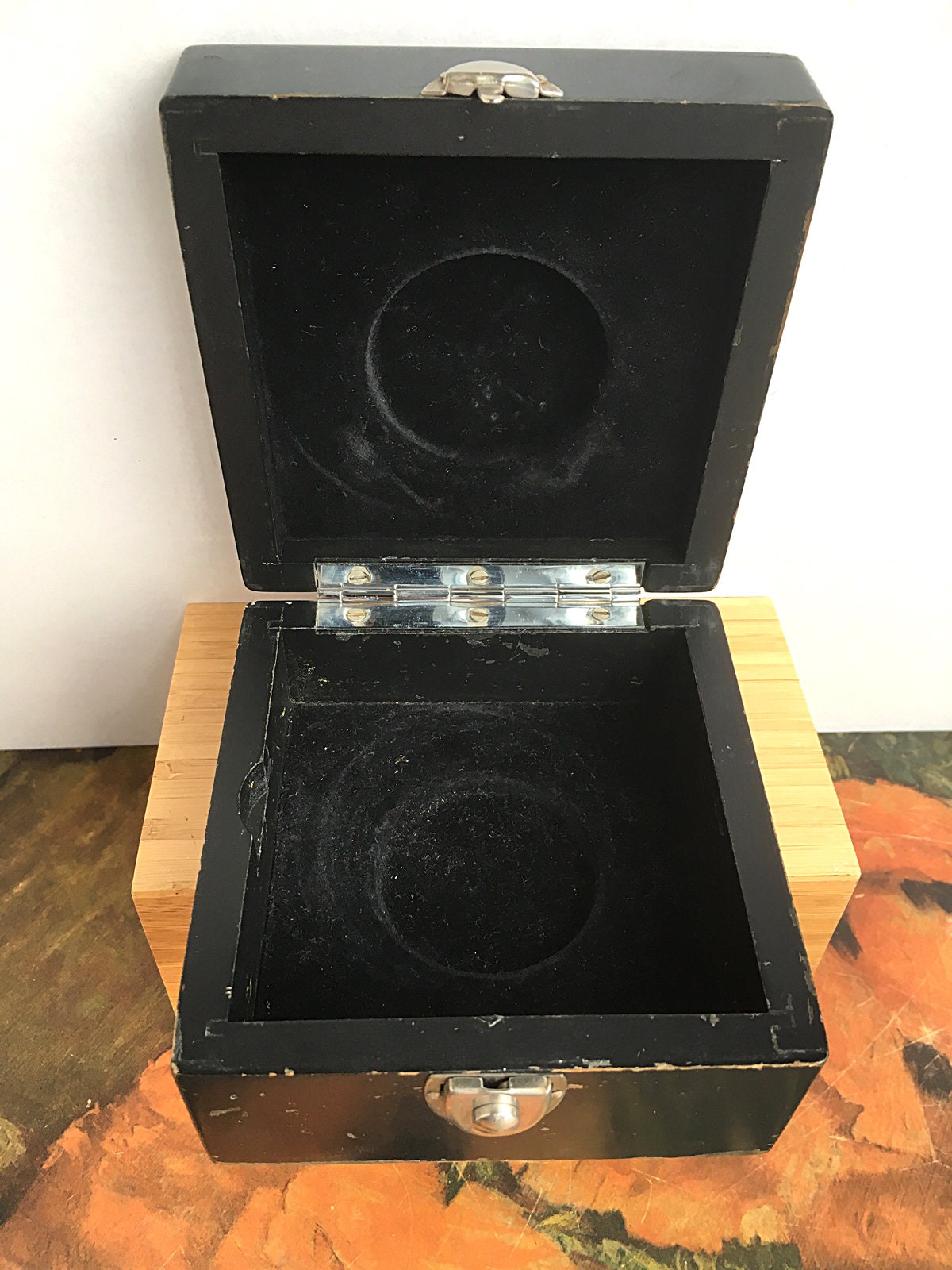 Vintage Box Kodak Ektar Lens Wood Box Black 1940s Rustic Office ...