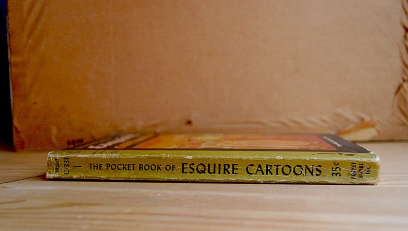 Vintage Esquire Cartoons Paperback Book MCM Illustration - Etsy
