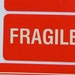 Vintage Red Mailing Labels With Fragile Stickers by Hallmark of Canada ...