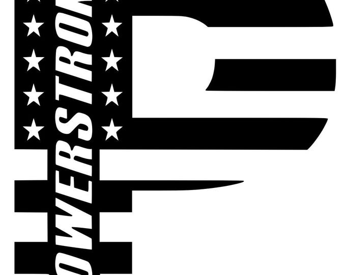 Custom Ford Powerstroke Decal 6-10” ANY Color - Etsy