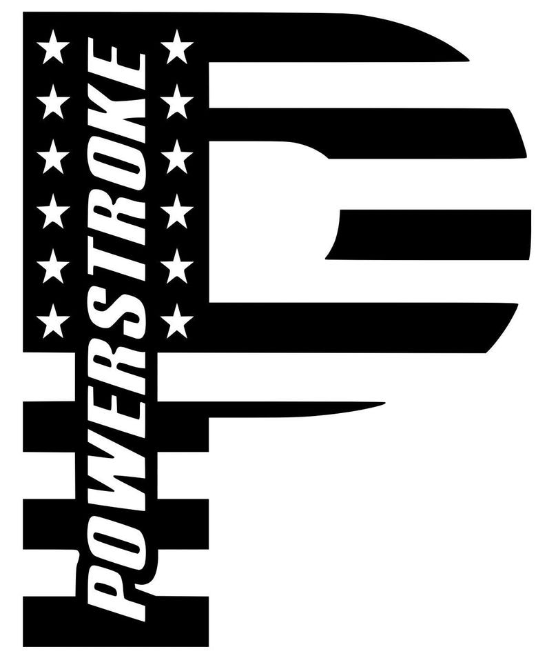 Custom Ford Powerstroke Decal 6-10” ANY Color - Etsy