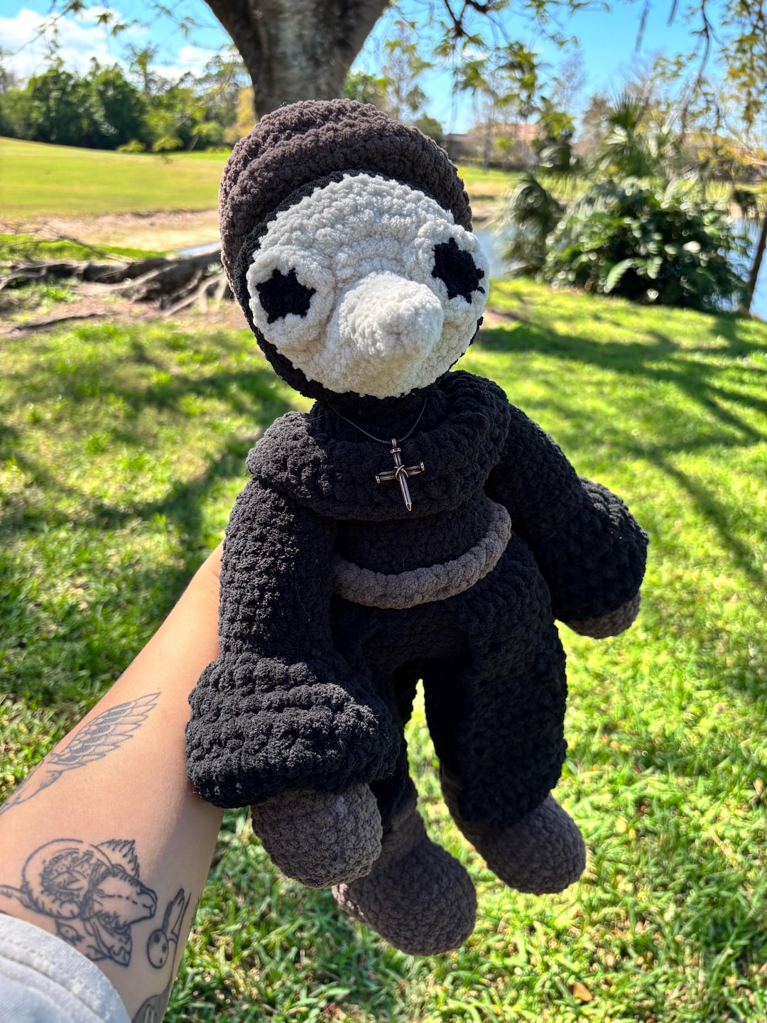 Crochet Plague Doctor Plushie - Etsy