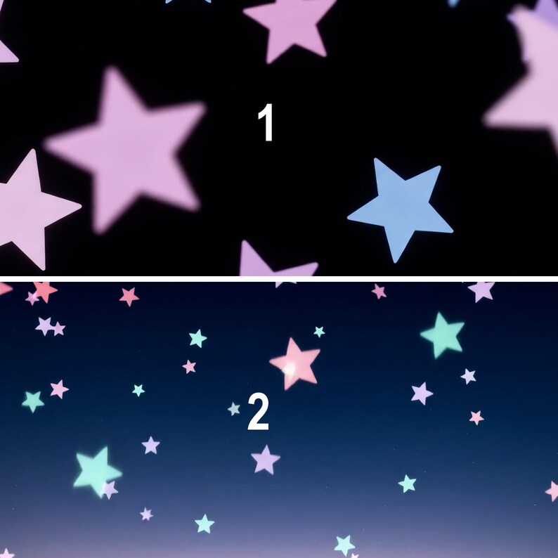 Vtuber Background Pastel Star Animation Loop Digital Backdrop for ...