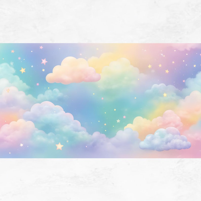 Unicorn Background,magic Unicorn Rainbow Digital Paper - Etsy