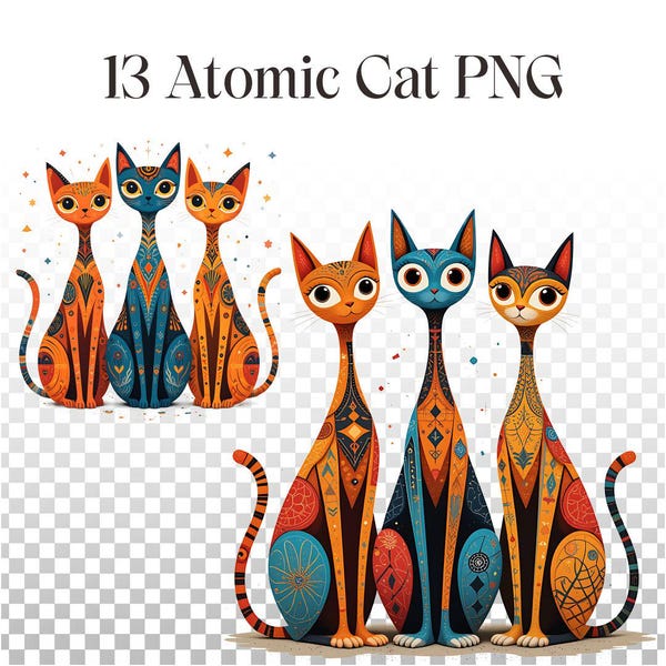 Atomic Cat - Etsy