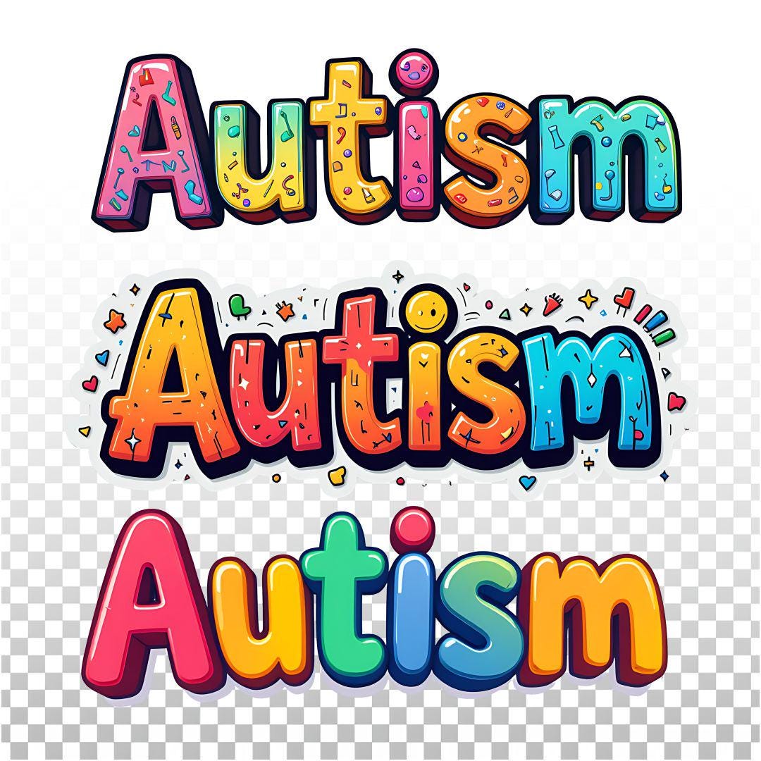 Autism Awareness 3D PNG Bundle (digital Download) - Etsy