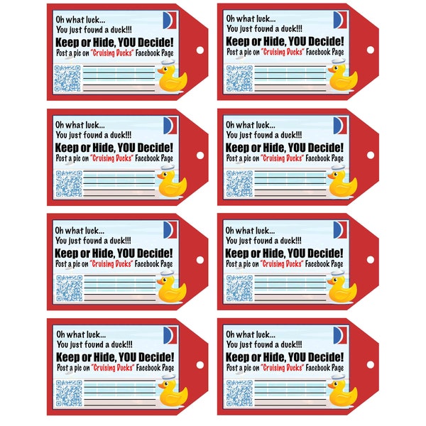 Cruise Ship Duck Labels - Etsy