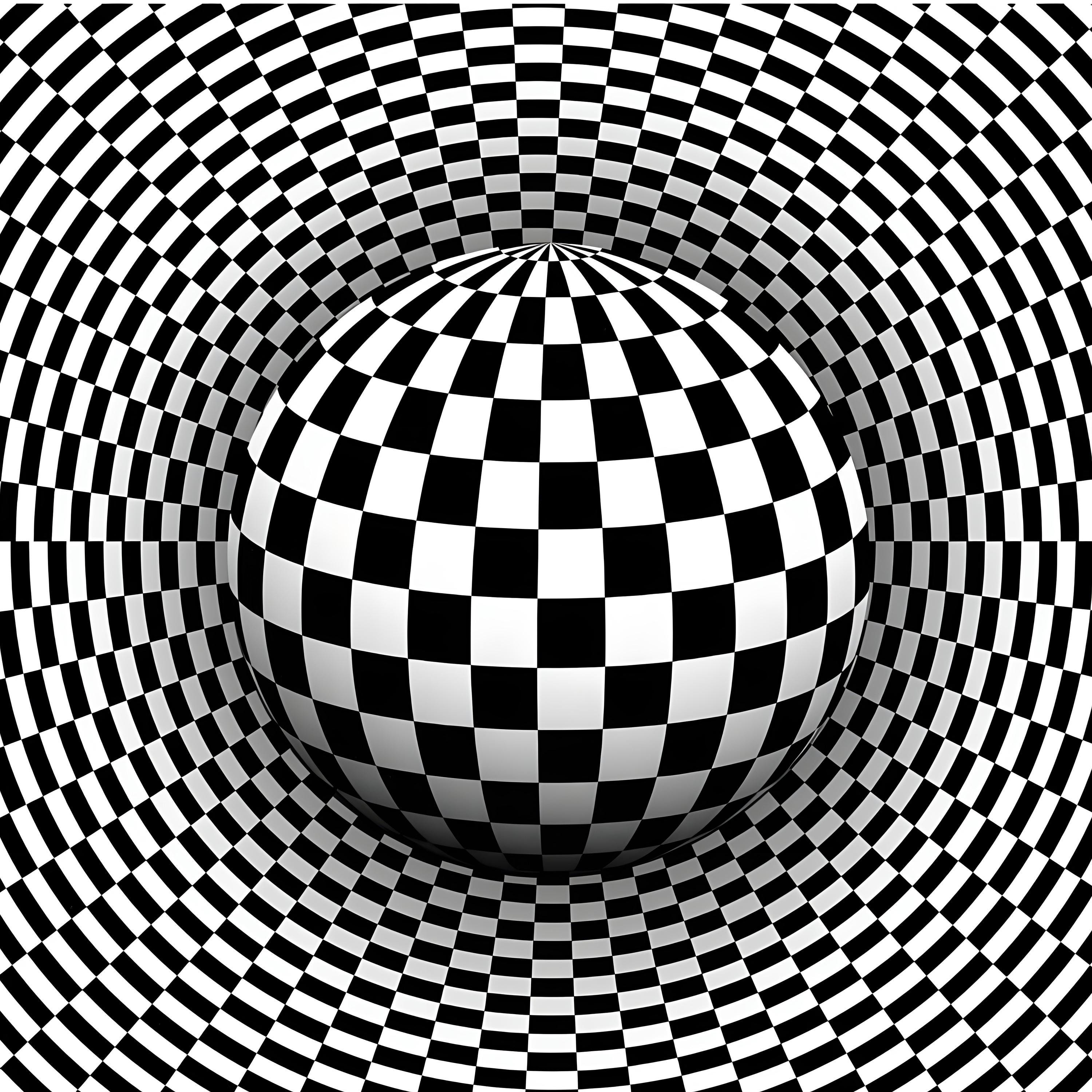 Optical Illusion Artwork: Geometric Patterns & Hypnosis Spirals ...