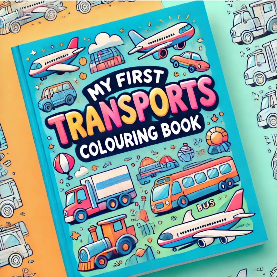 TRANSPORT PRINTABLE COLORING Pages for Kids, Coloring Pages, Printables ...