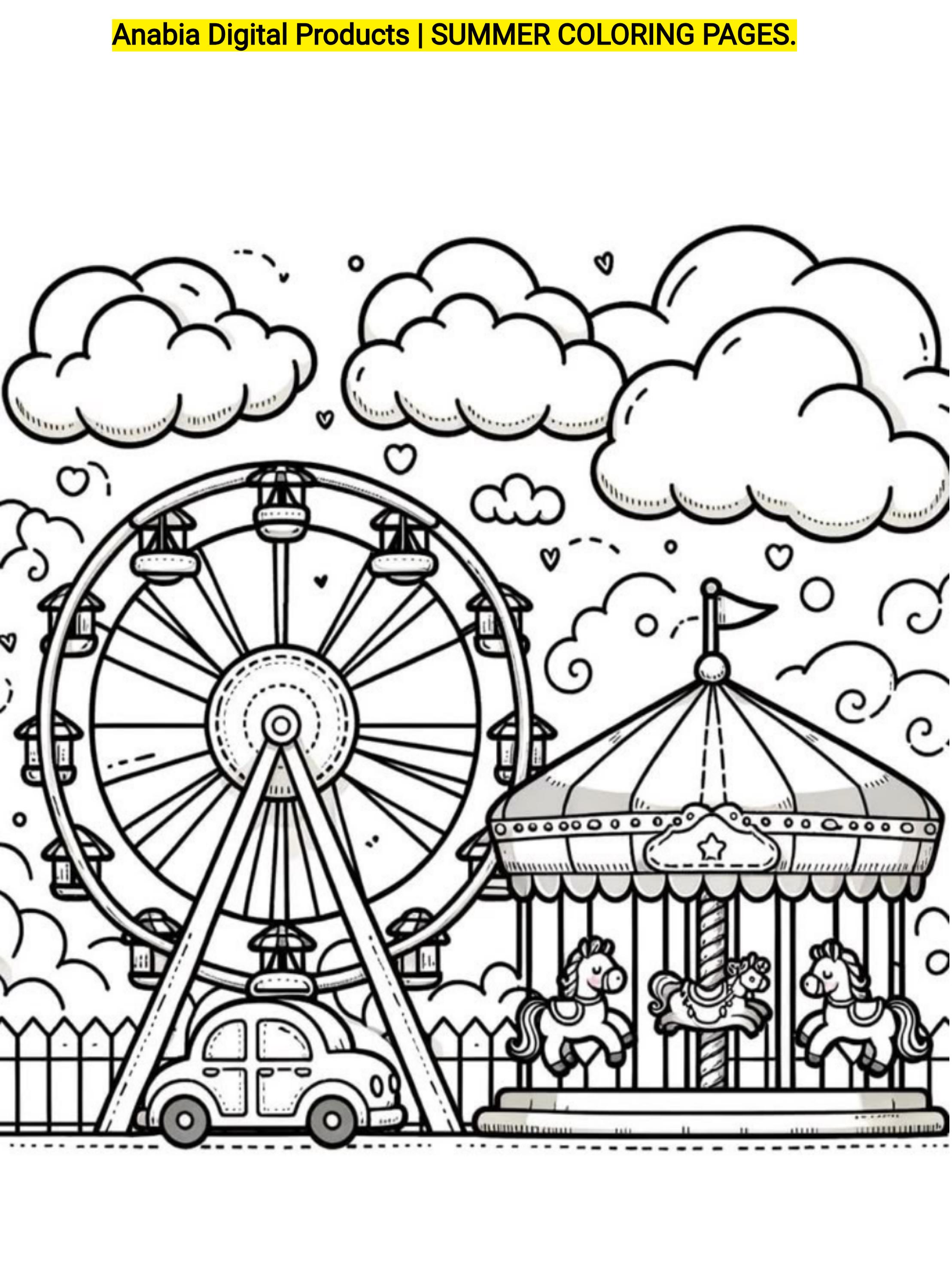 130+ Summer Coloring Pages | Fun and Relaxing Summer Printable Coloring ...