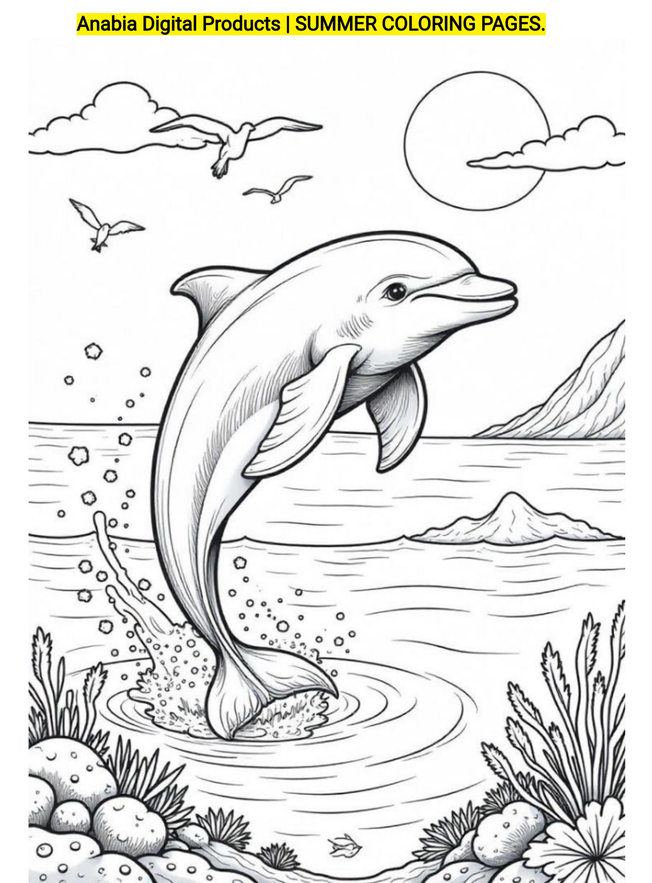 130+ Summer Coloring Pages | Fun and Relaxing Summer Printable Coloring ...