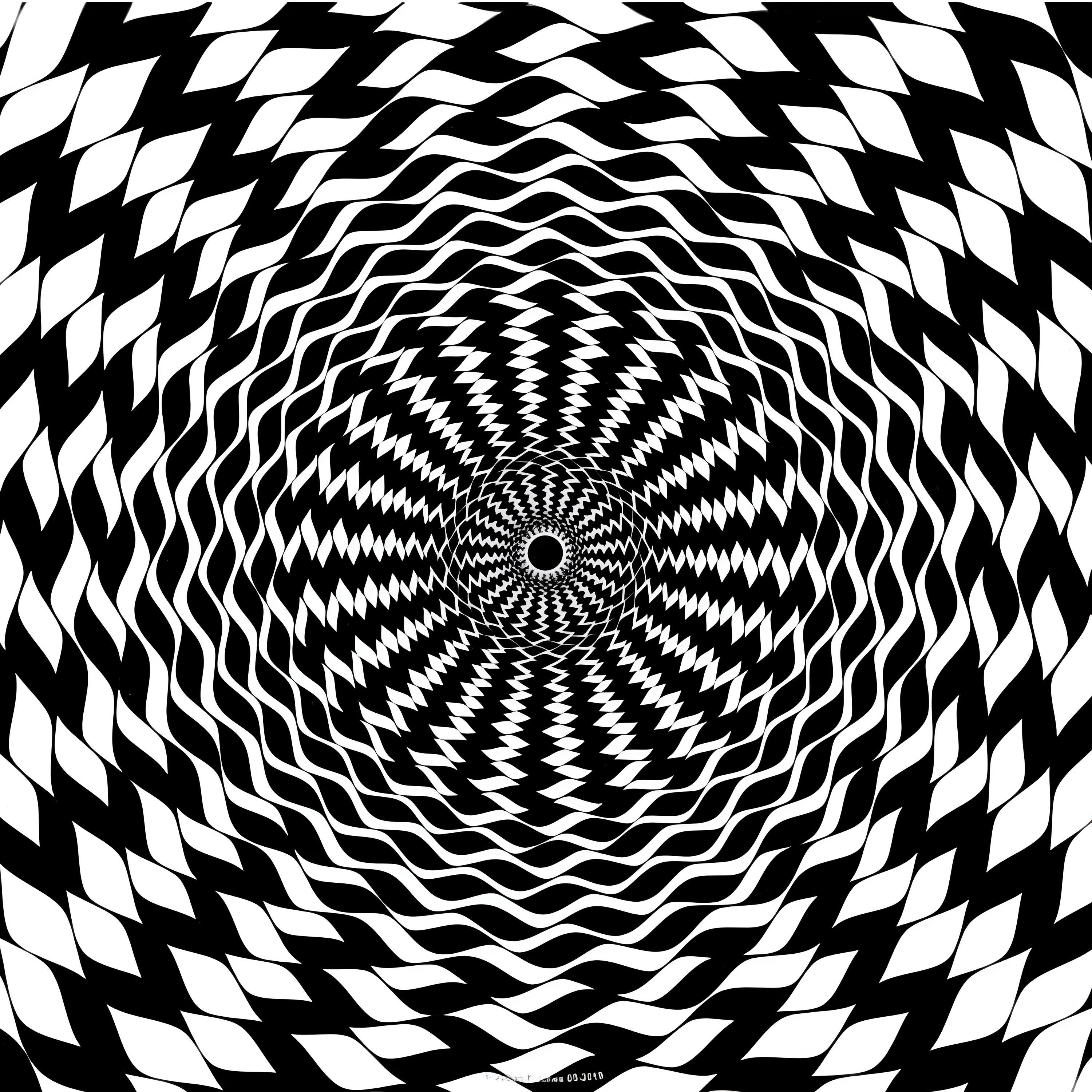 Optical Illusion Artwork: Geometric Patterns & Hypnosis Spirals ...