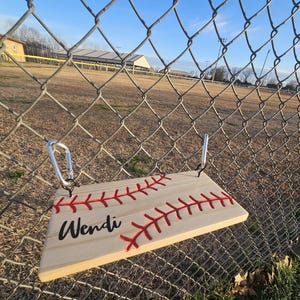 Personalized Chain Link Fence Foot Prop for Sporting Events - Etsy