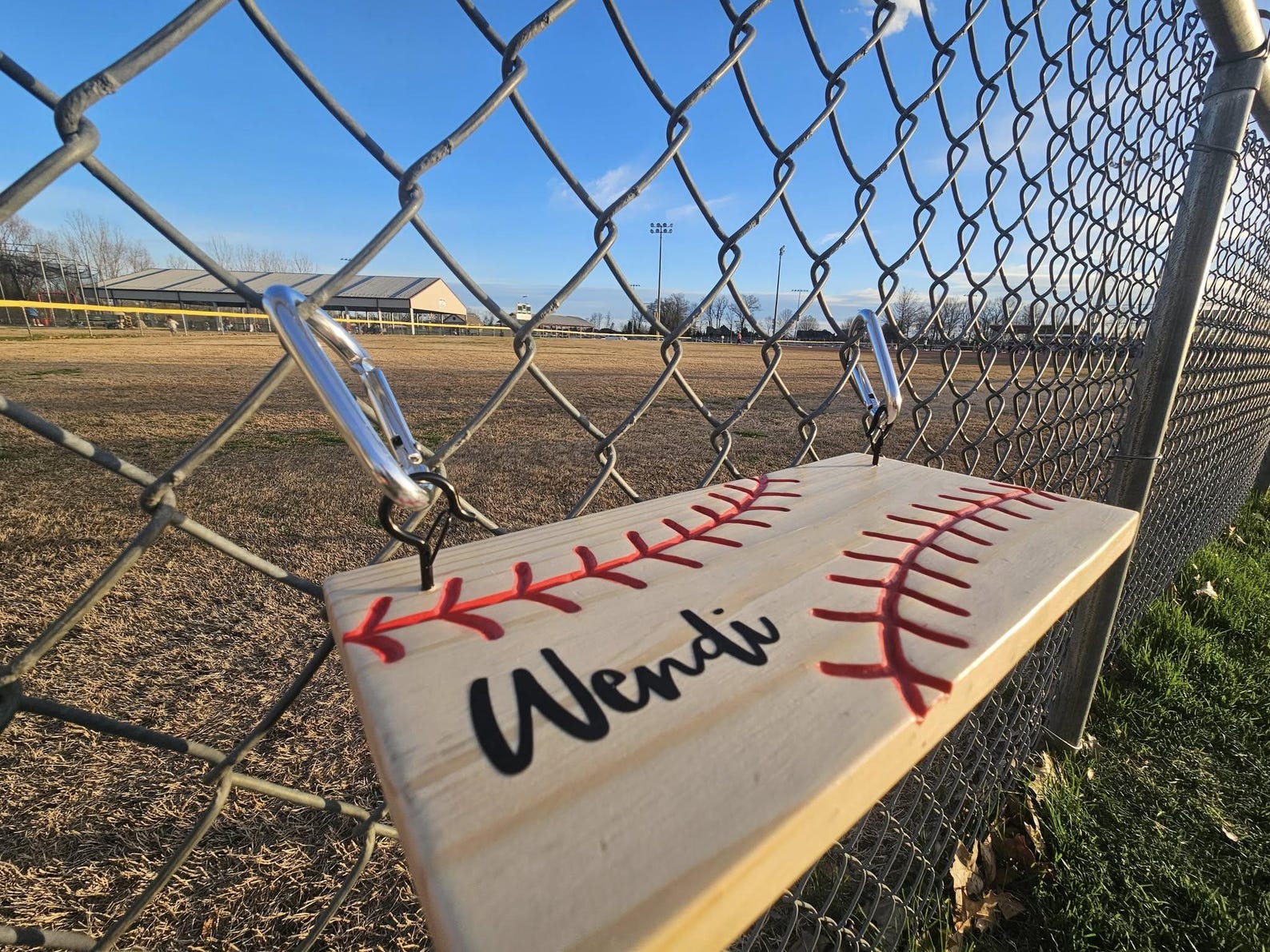 Personalized Chain Link Fence Foot Prop for Sporting Events - Etsy