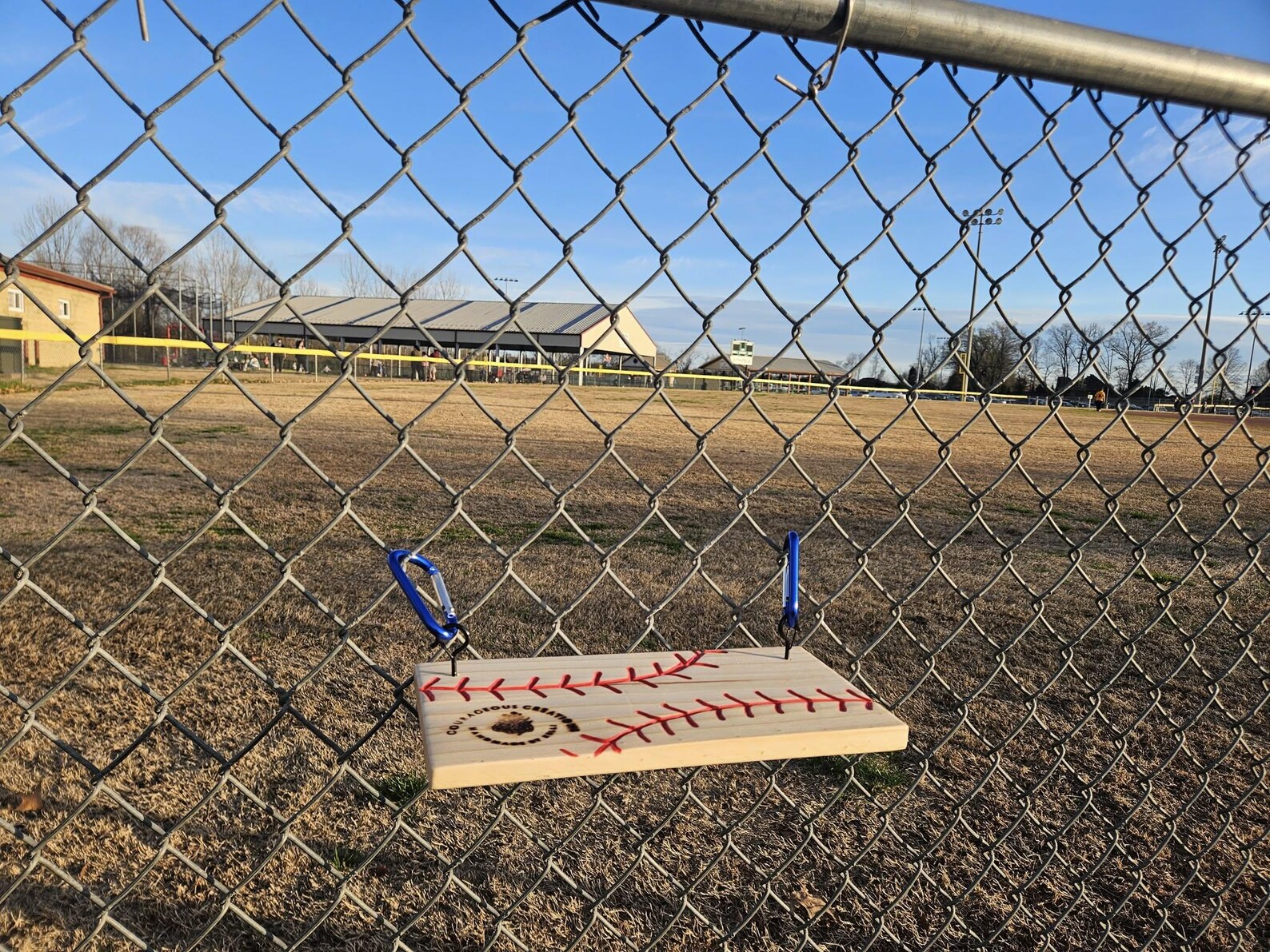 Personalized Chain Link Fence Foot Prop for Sporting Events - Etsy