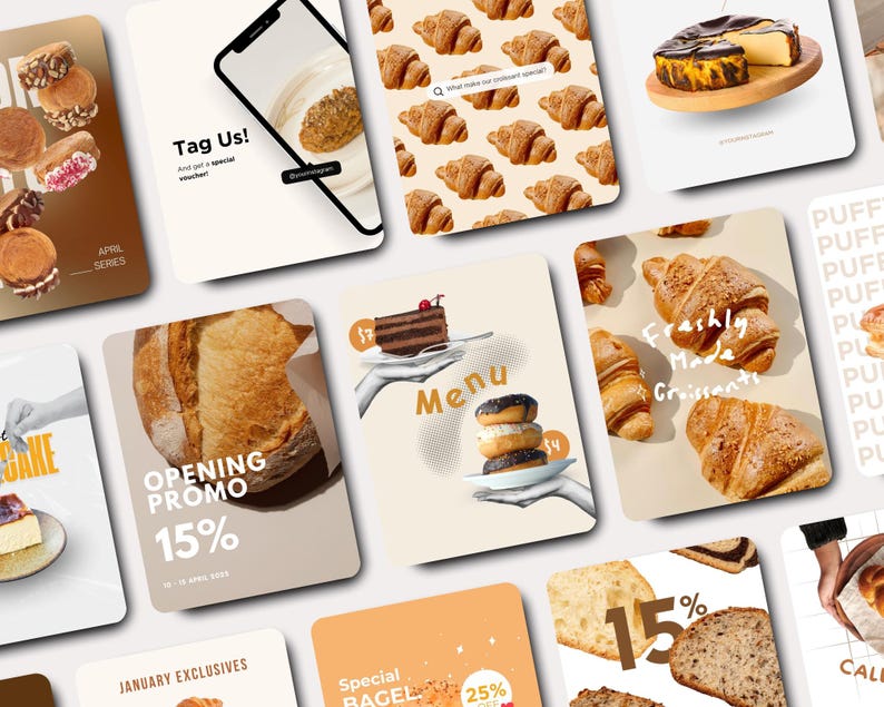 70 Bakery Instagram Post Template, Instagram Post, Food Template, Cake ...