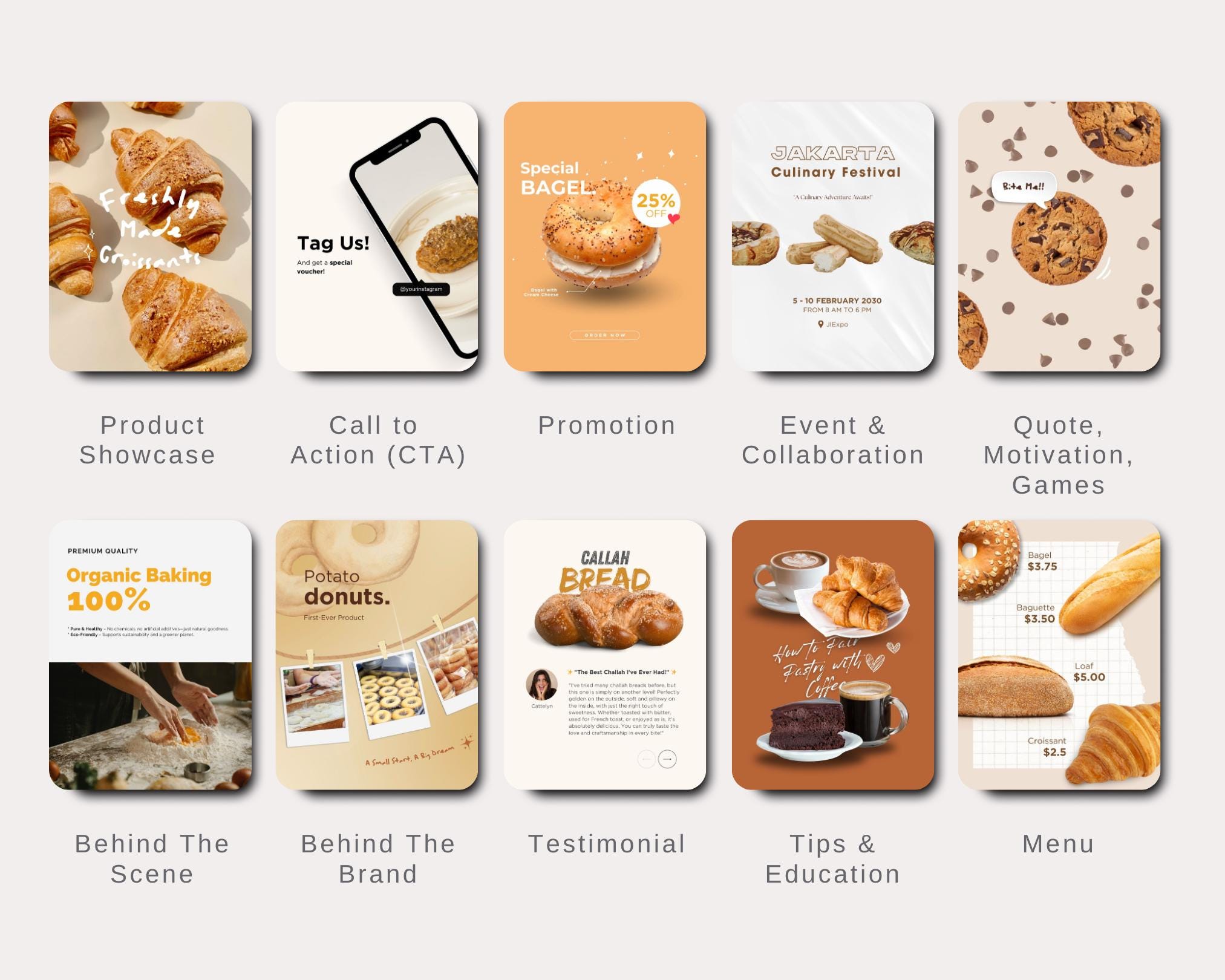 70 Bakery Instagram Post Template, Instagram Post, Food Template, Cake ...