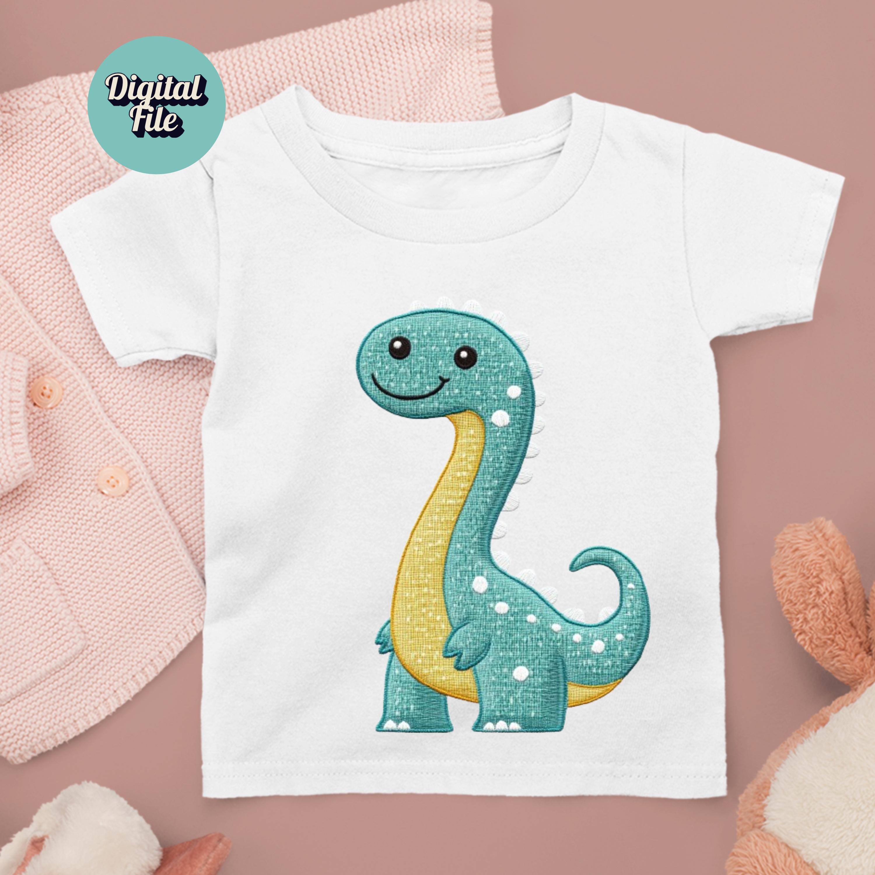 Dino Embroidery Design Machine Embroidery Pattern Instant Download ...