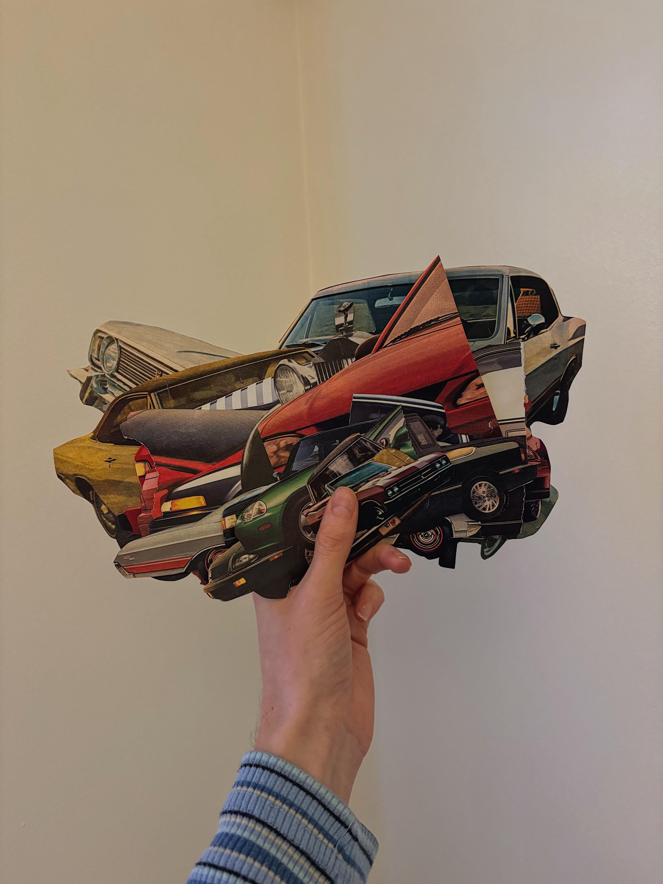 Vintage Car Cutouts / 1990s Magazine Cars / Art Journaling / Vintage ...