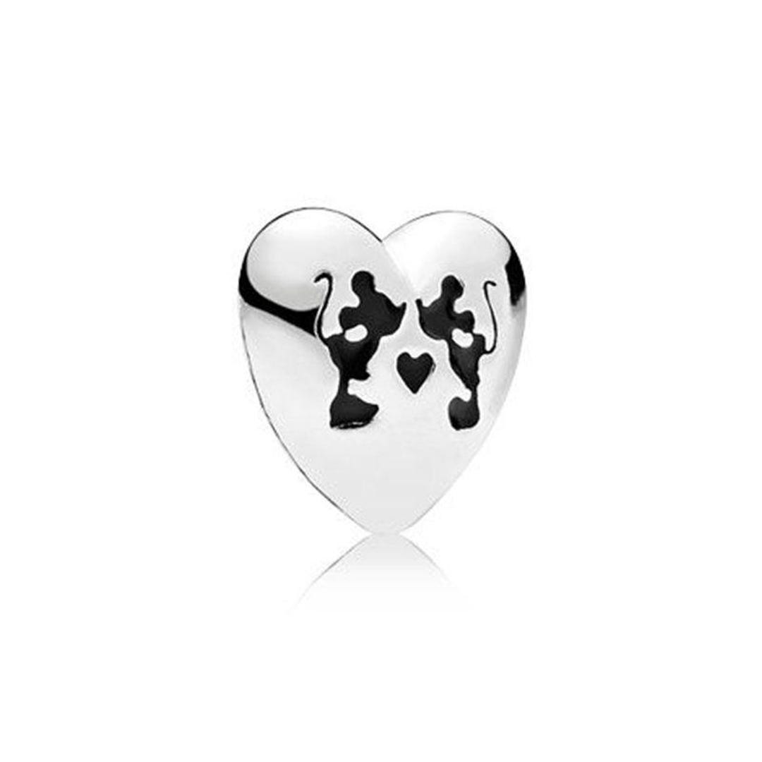Pandora Minnie & Mickey Kiss Petite Locket Charm - Etsy