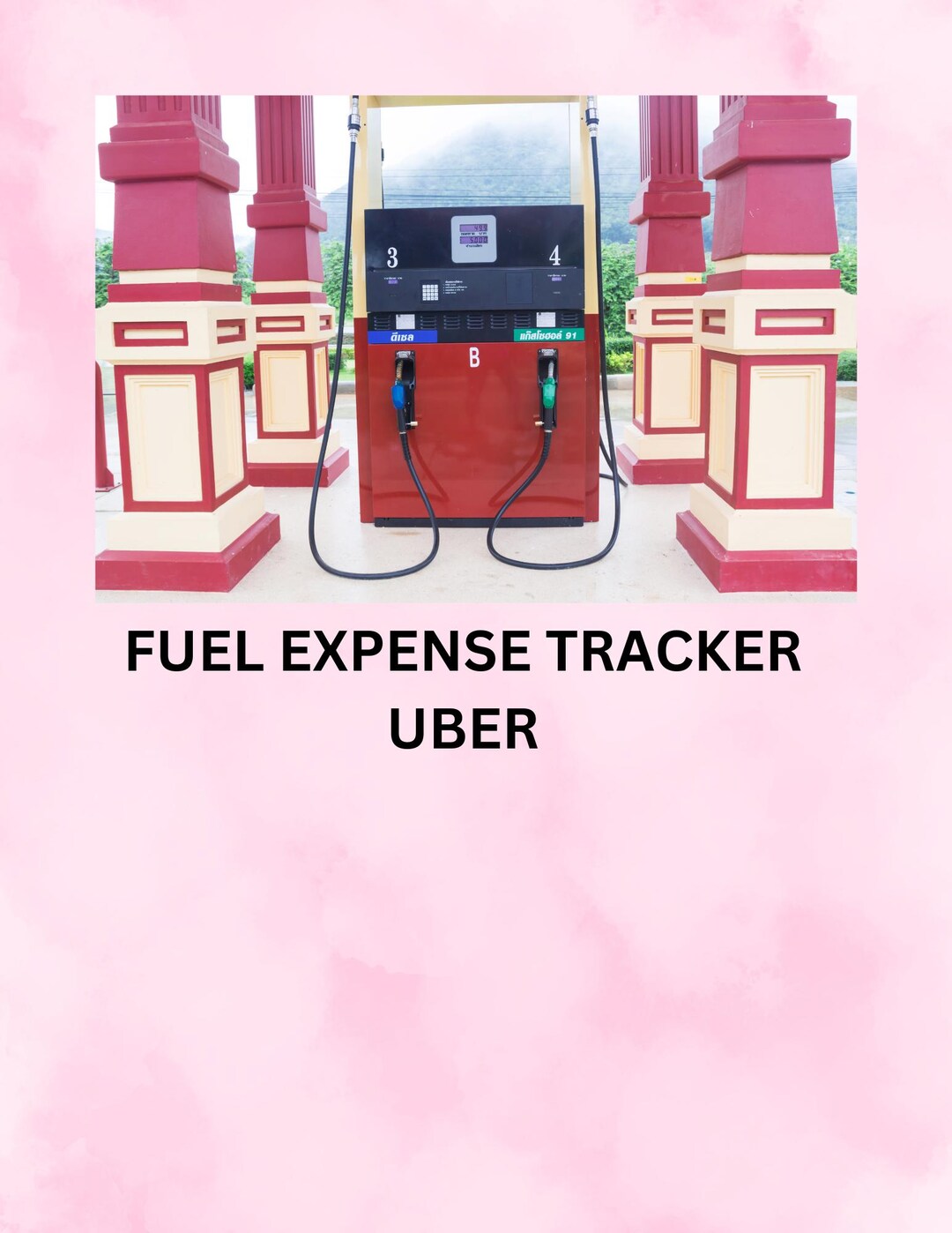 UBER Fuel Expense Tracker - Etsy