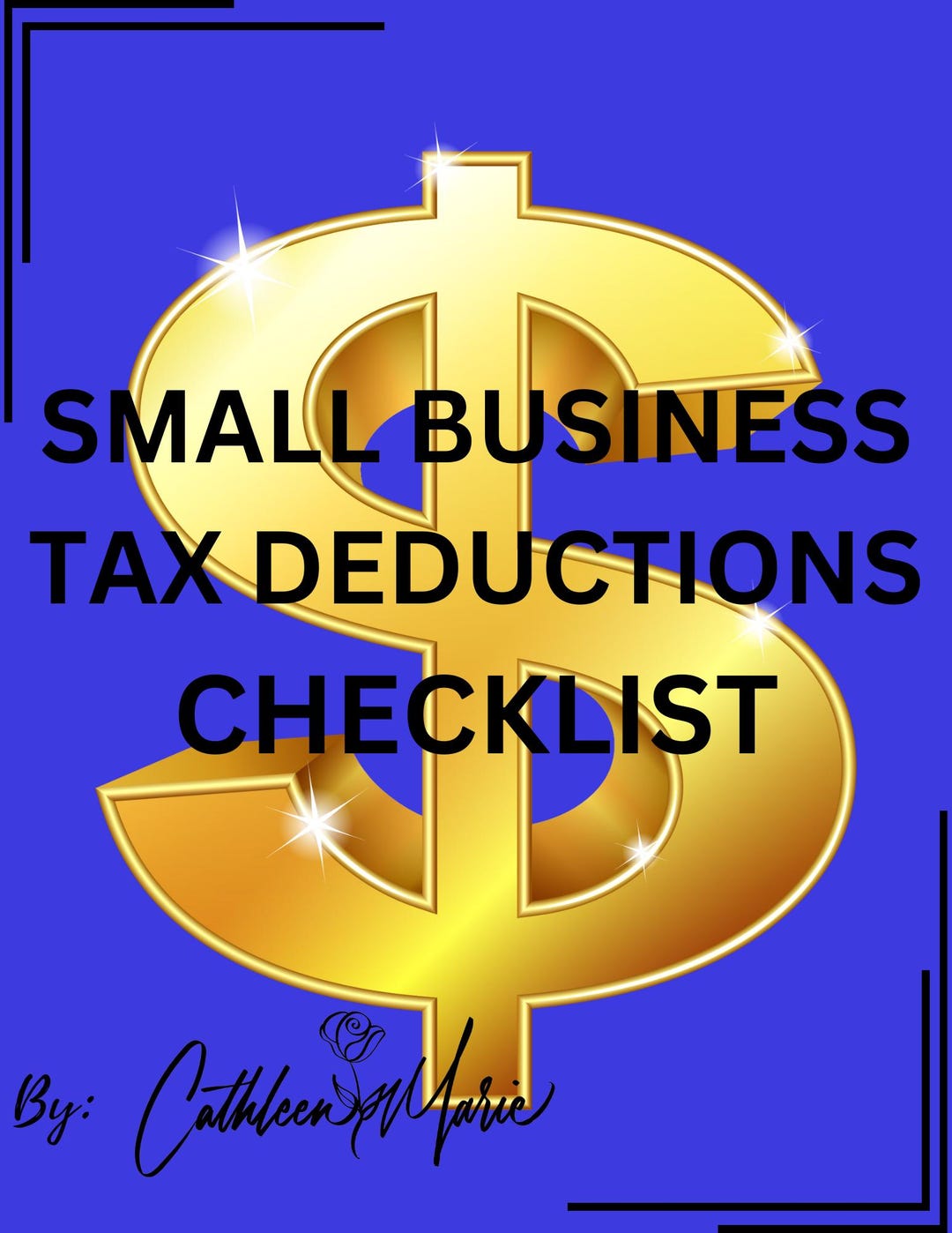 Small Business Deductions Checklist - Etsy