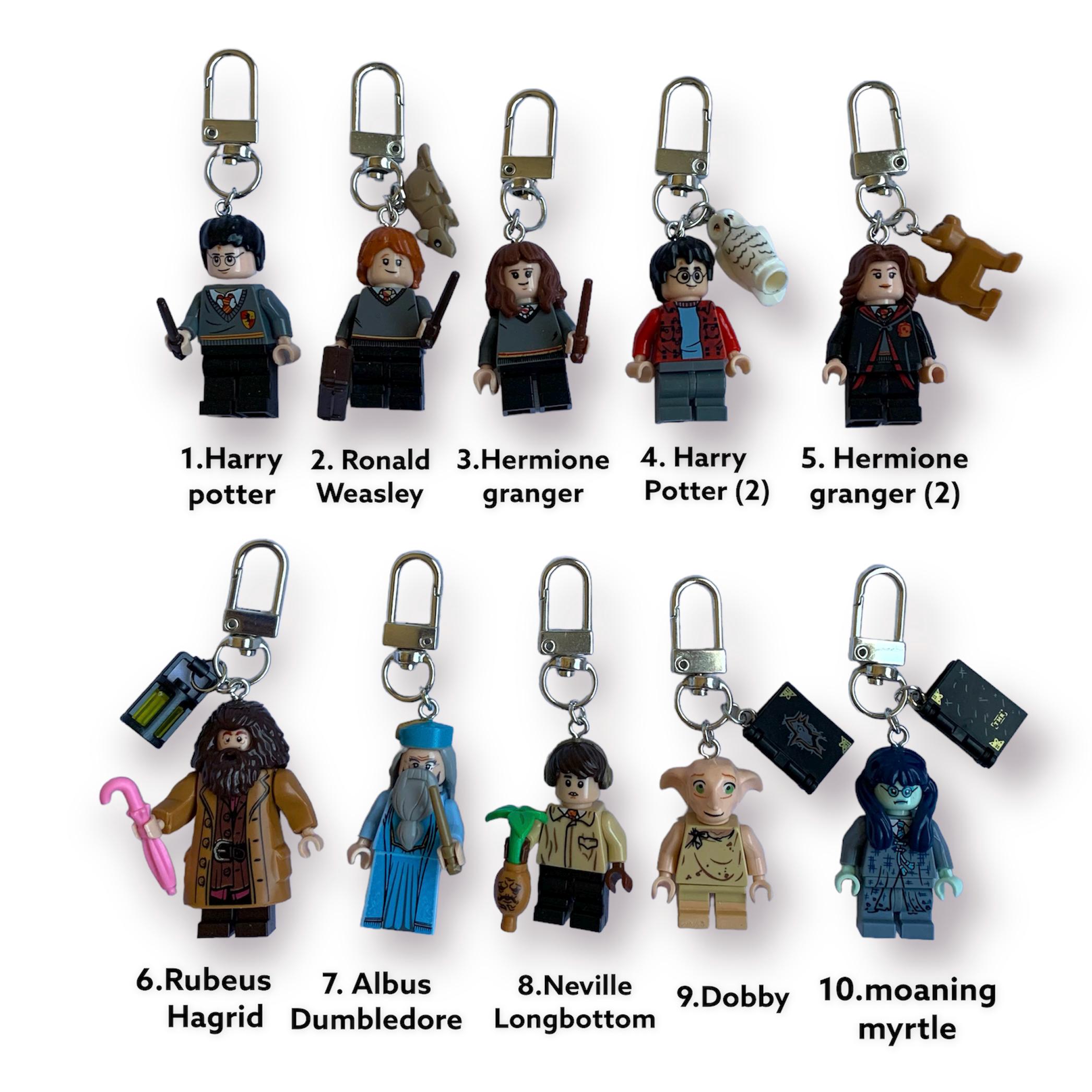 Movie Characters Lego Mini Figure Keychain Harry Potter - Etsy