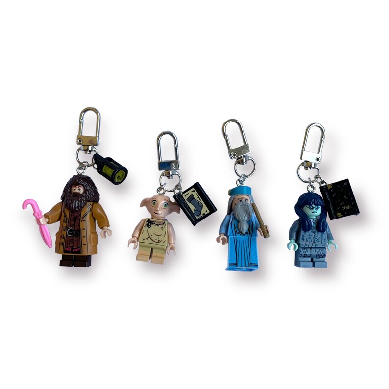Movie Characters Mini Figure Lego Keychain, Keyring, Backpack Charm ...