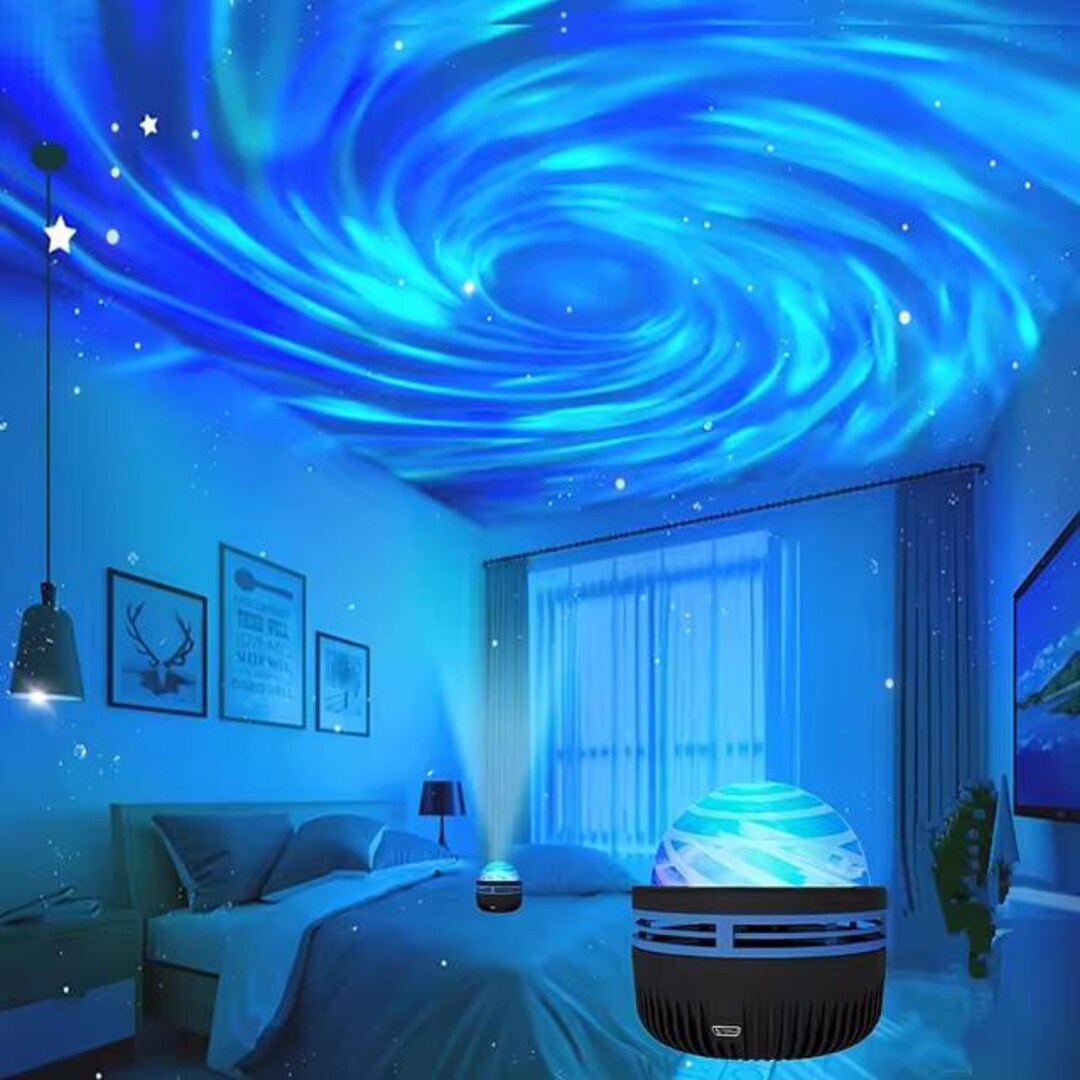 LED Galaxy Spiral Laser Projector - Etsy