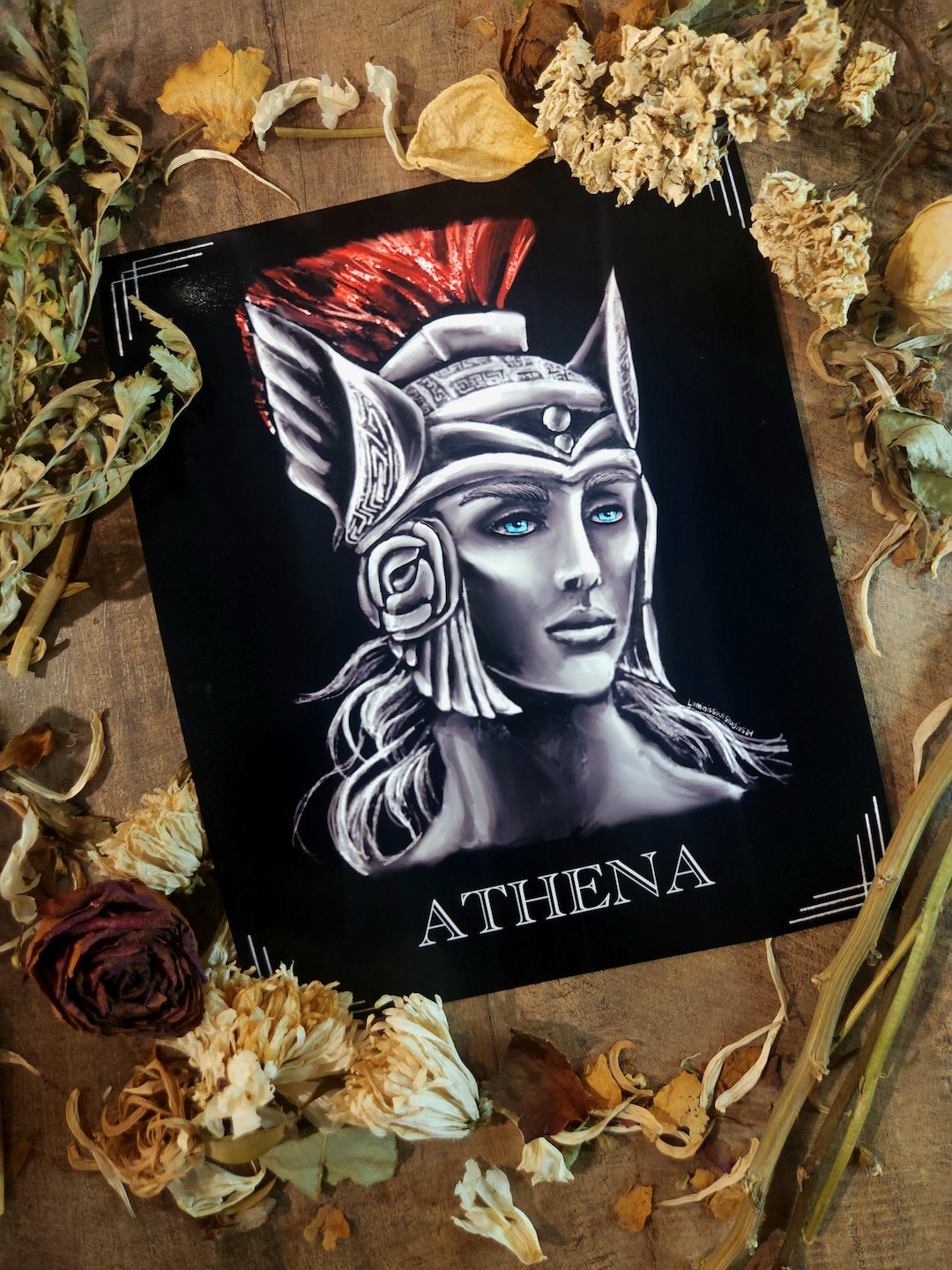 Athena Goddess Art, Greek Mythology, Altar Art, Goddess of War and ...