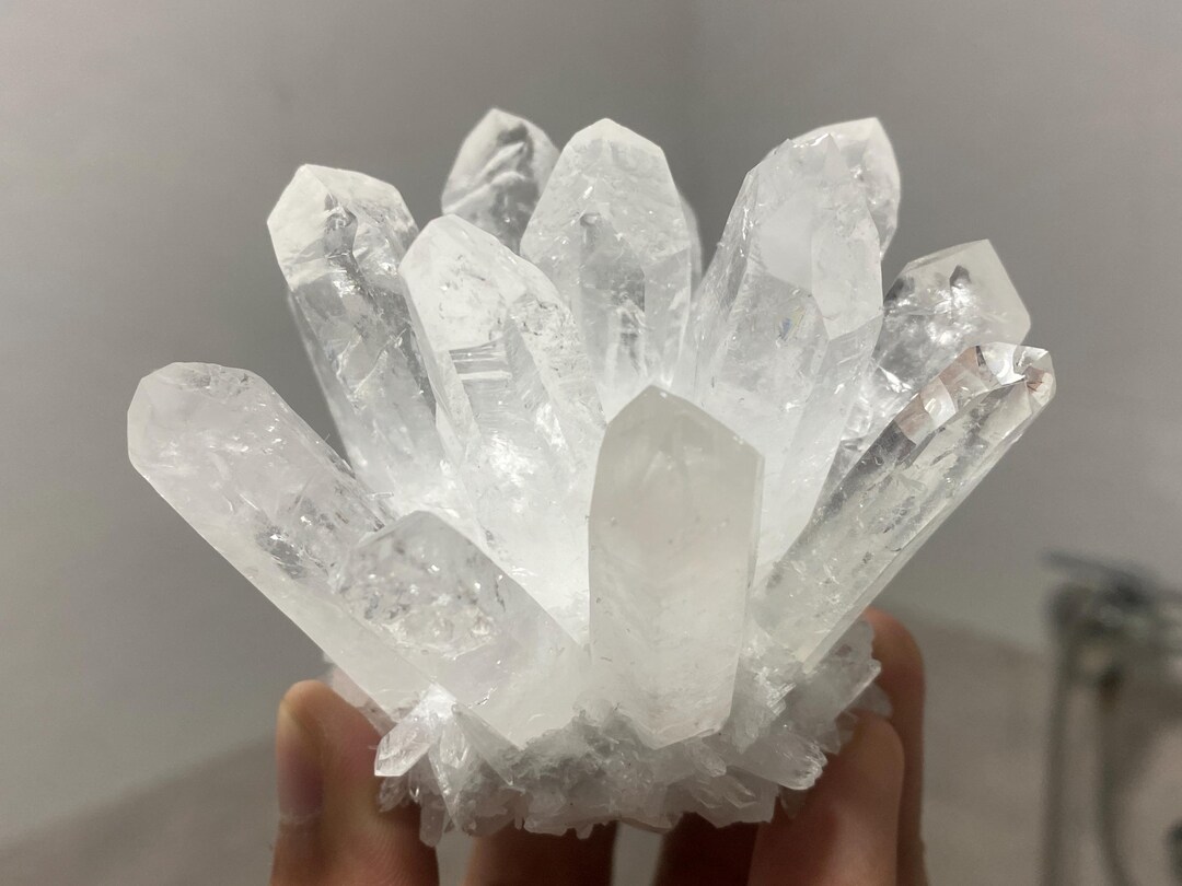 300g+ White Quartz Cluster,quartz Cluster,cluster Specimen,home ...