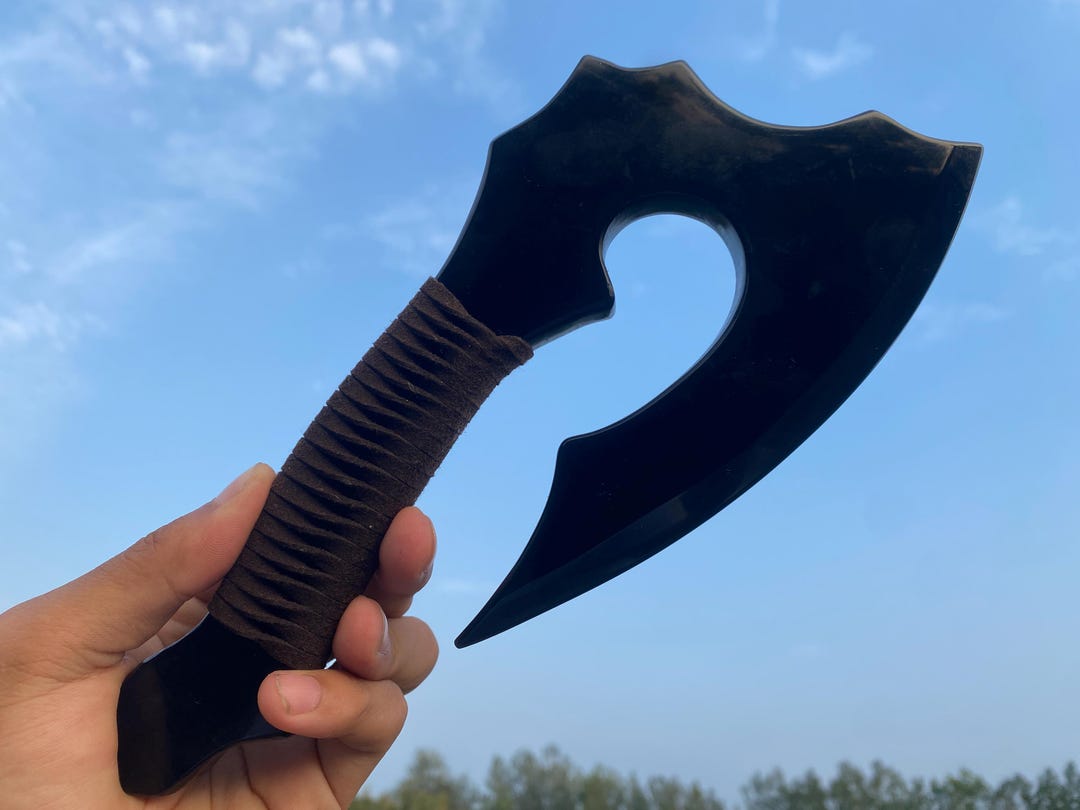 Natural Obsidian Crystal Axe: Hand Carved Home Decor, Spiritual Gift - Etsy