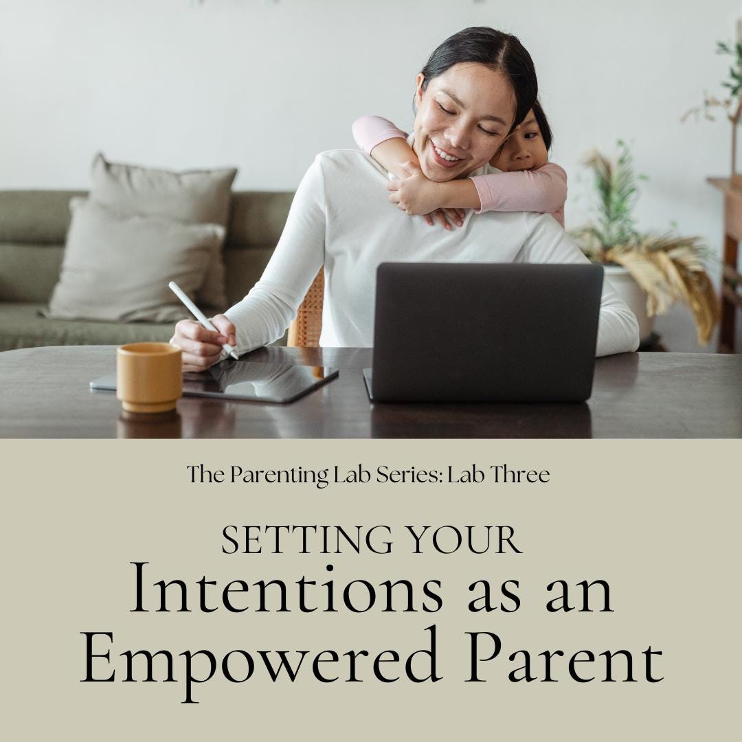 Parenting Intentions Guide: Lab Three - Empowered Parenting (printable ...