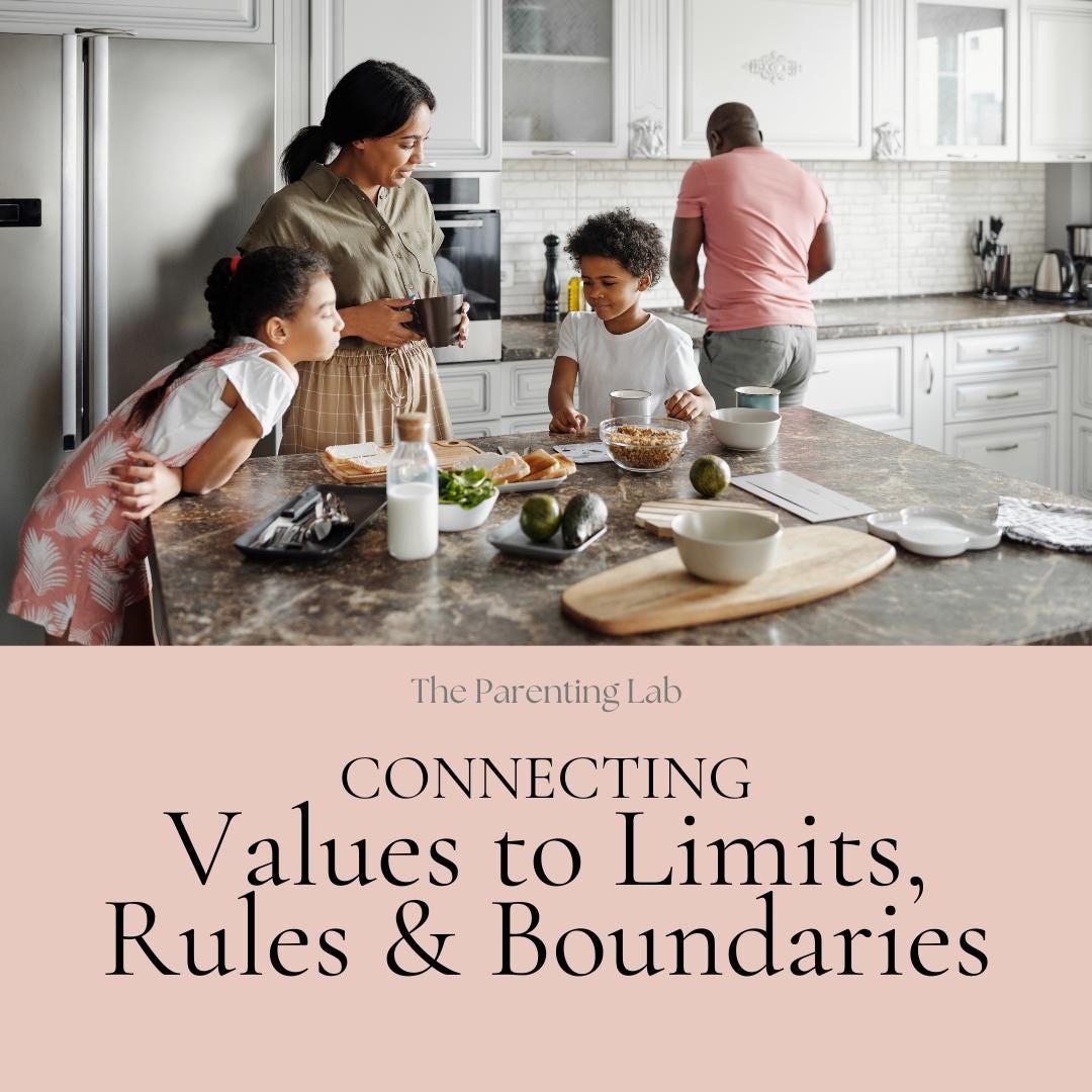 Family Values PRINTABLE Workbook - Values Based Rules, Limits ...