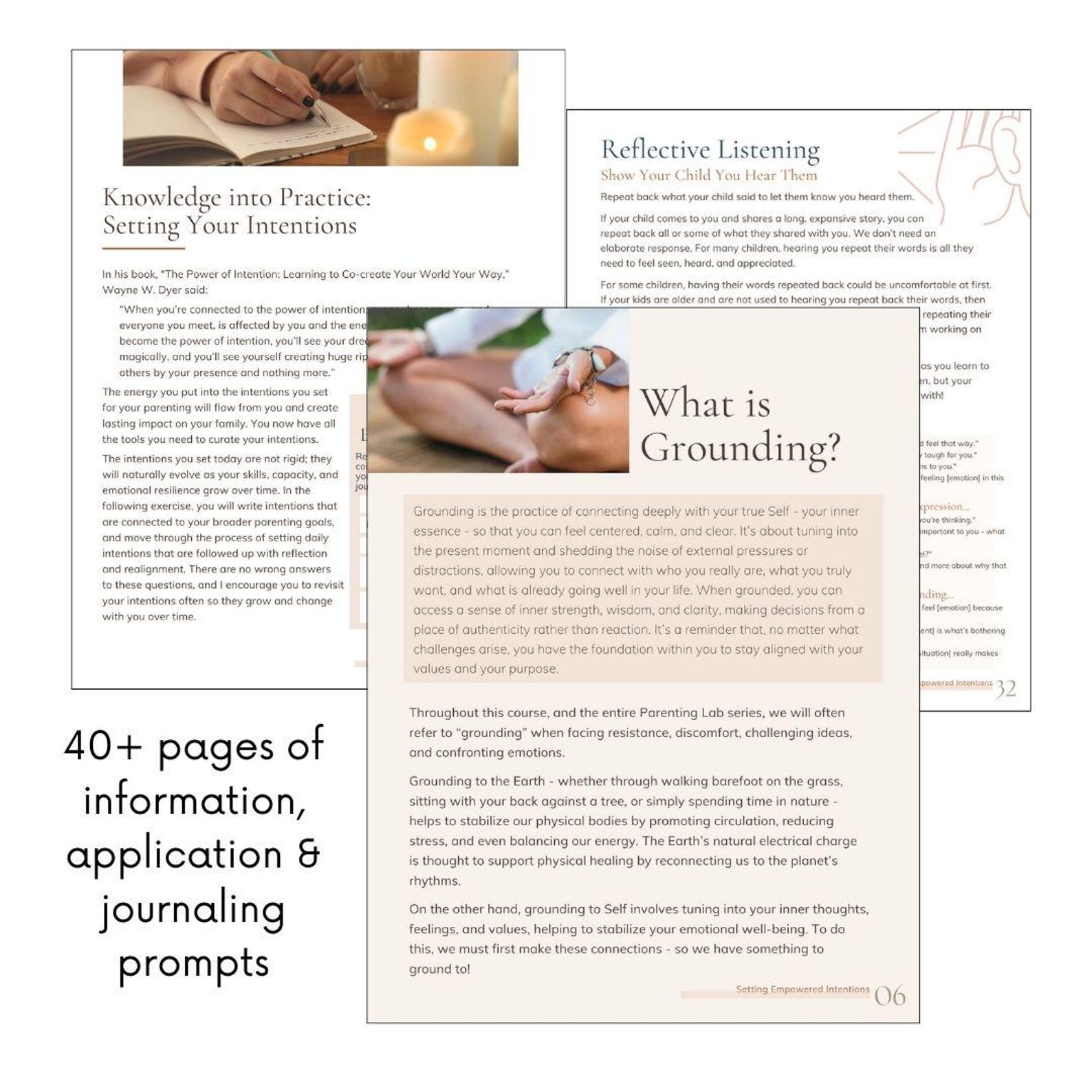 Parenting Intentions Guide: Lab Three - Empowered Parenting (printable ...