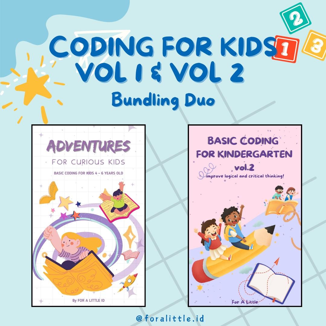 CODING for KIDS BUNDLE Vol.1 & Vol.2 - Etsy