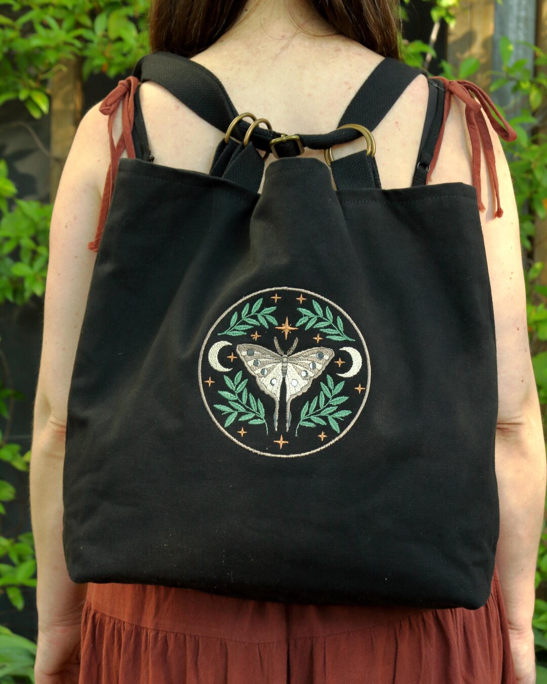 Metamorphic Bag Convertible Backpack/tote. Cotton Canvas Adaptable Bag ...