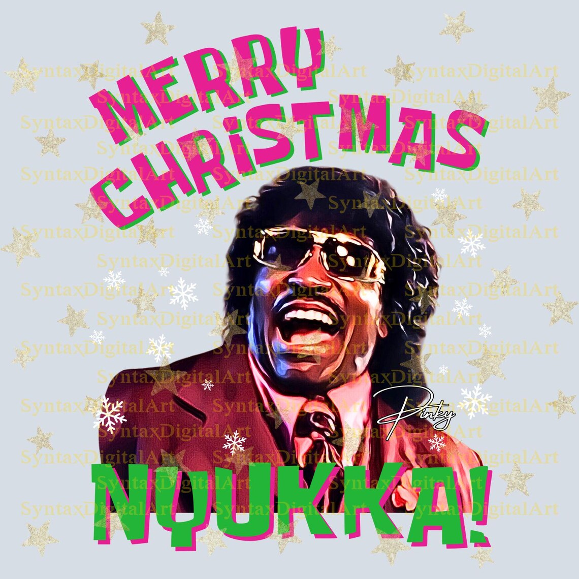 Merry Christmas Nyukka PNG, Merry Christmas Pinky Nyukka, Pinky Nyukka ...